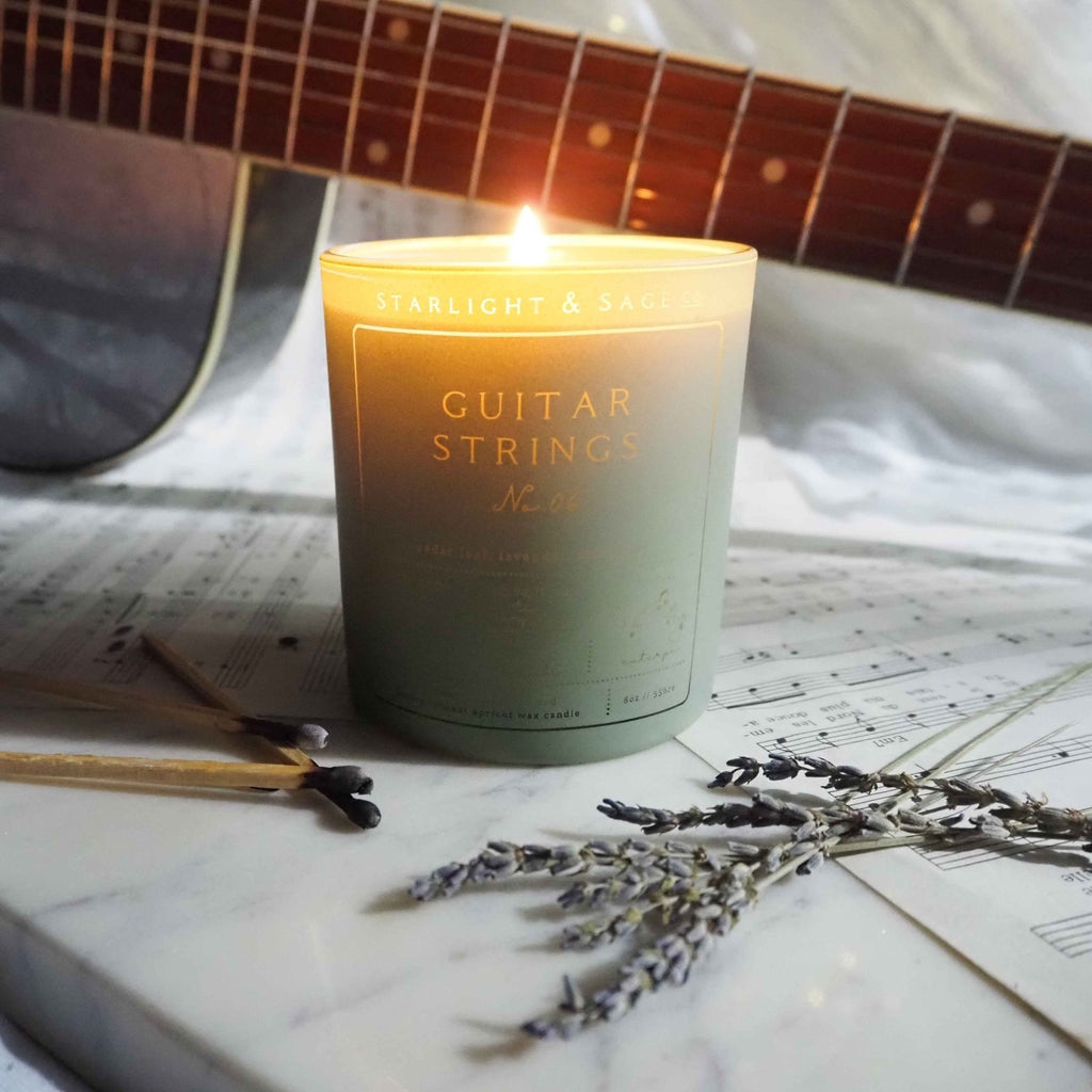 Guitar Strings | Candle No. 06 | Starlight & Sage Co.